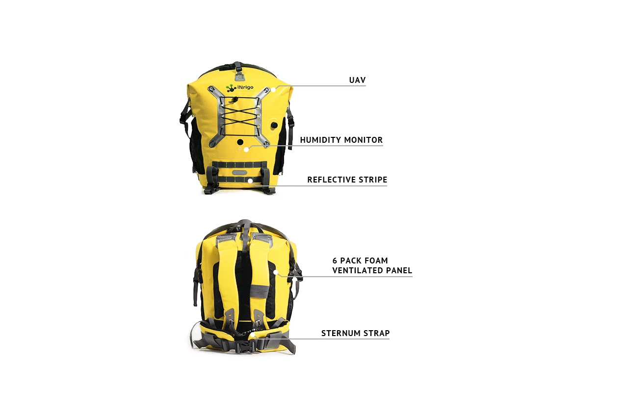 Inrigo : le premier sac photo étanche avec capteur d’humidité | Lense